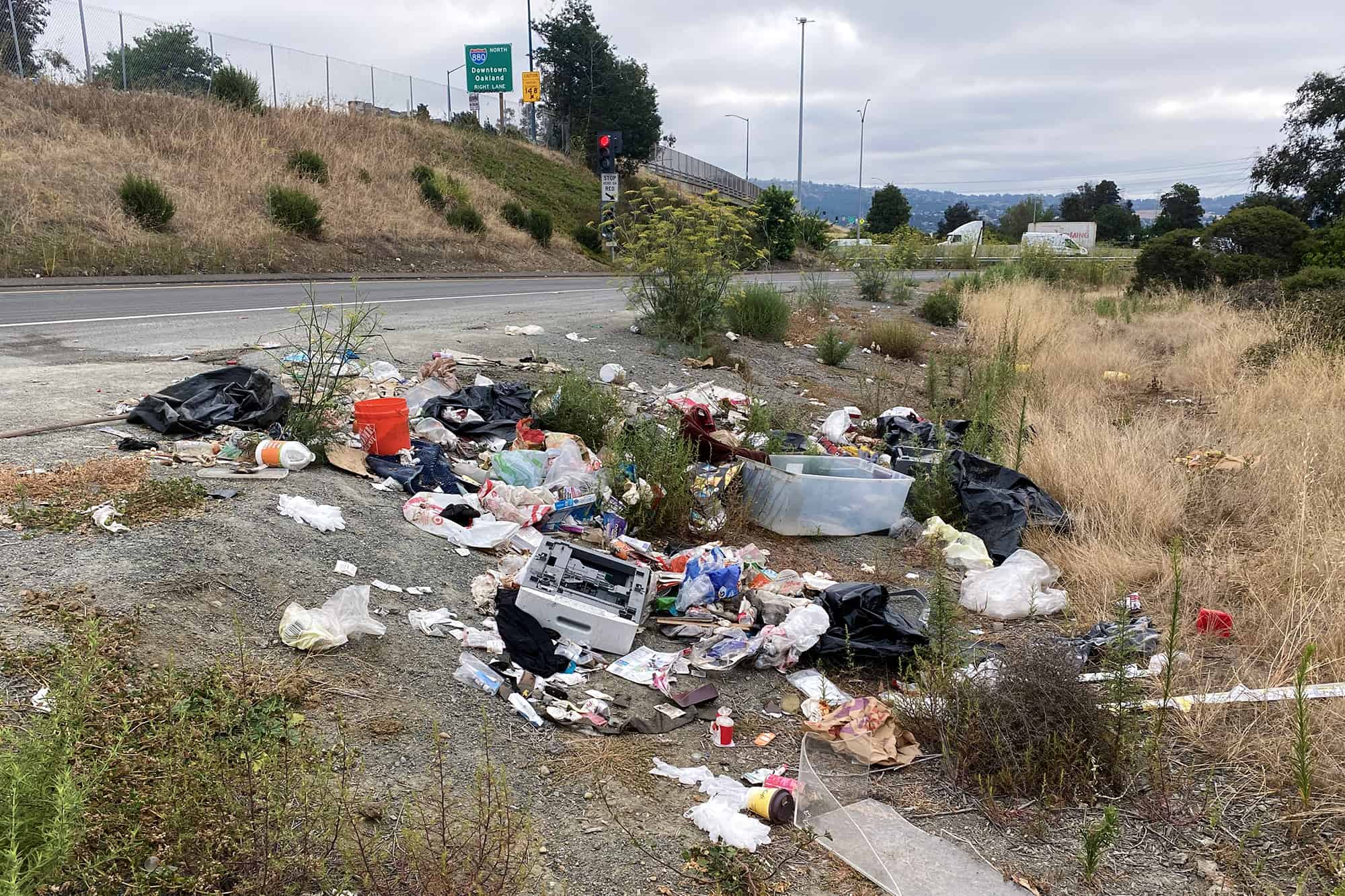 Highway Litter On People